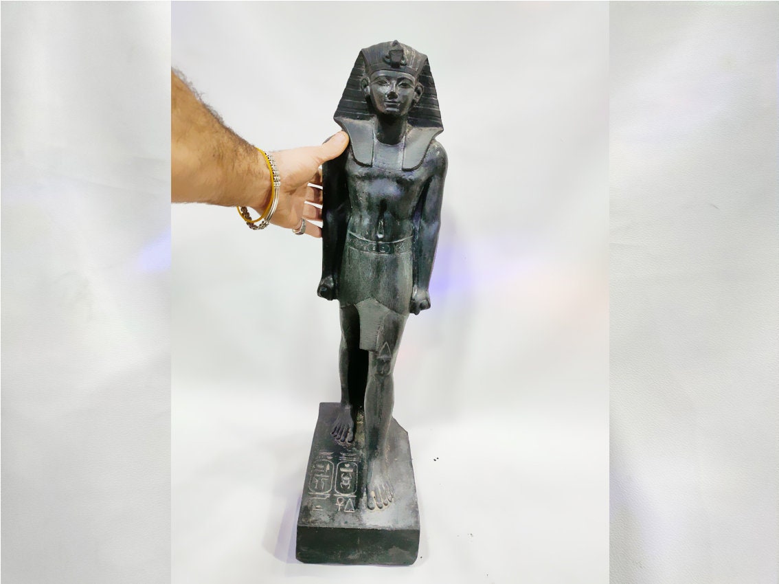 Statue of King Thutmose III. the Greatest Kings of Egypt. Rare 25 Inch ...