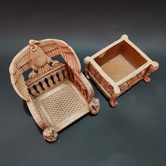 Unique Model Pharaonic Throne Chair Handcrafted in Egypt - Etsy