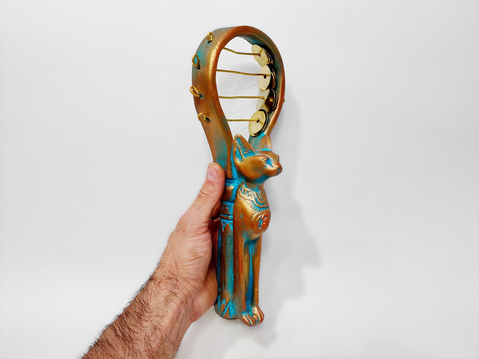 Bastet Sistrum: Egyptian Ritual Musical Instrument - Etsy