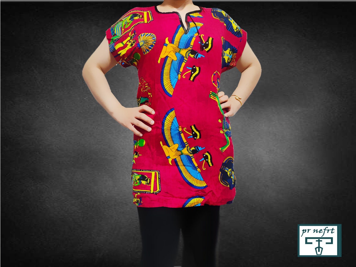 Red Egyptian Style Dress