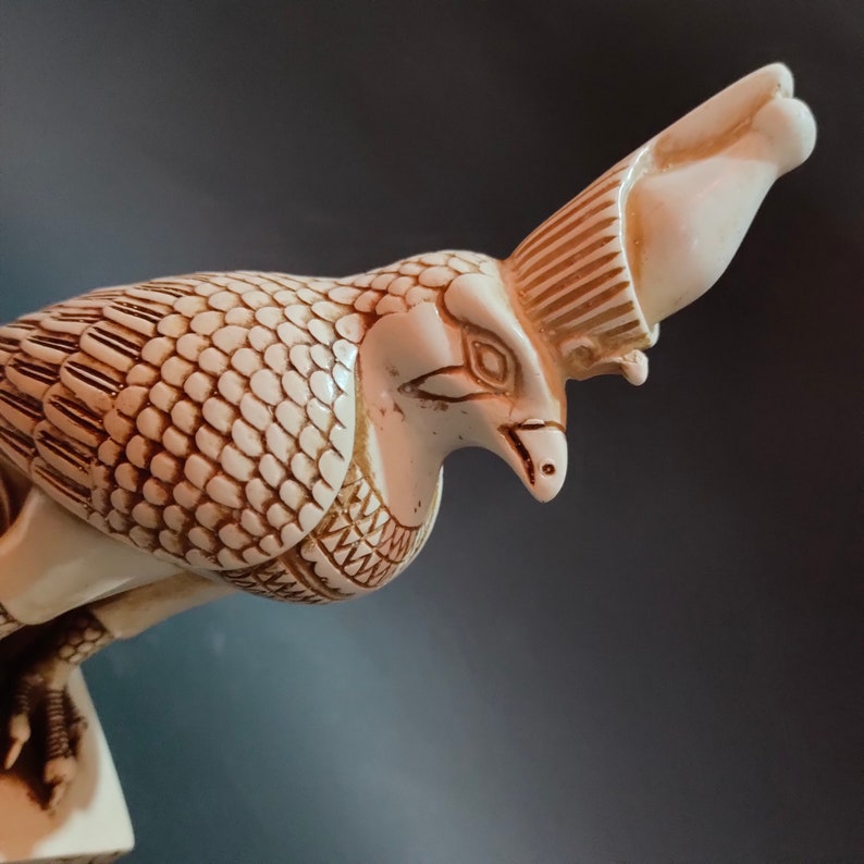 Statue of Ancient Egyptian God Horus Stone Made in Egypt | Etsy