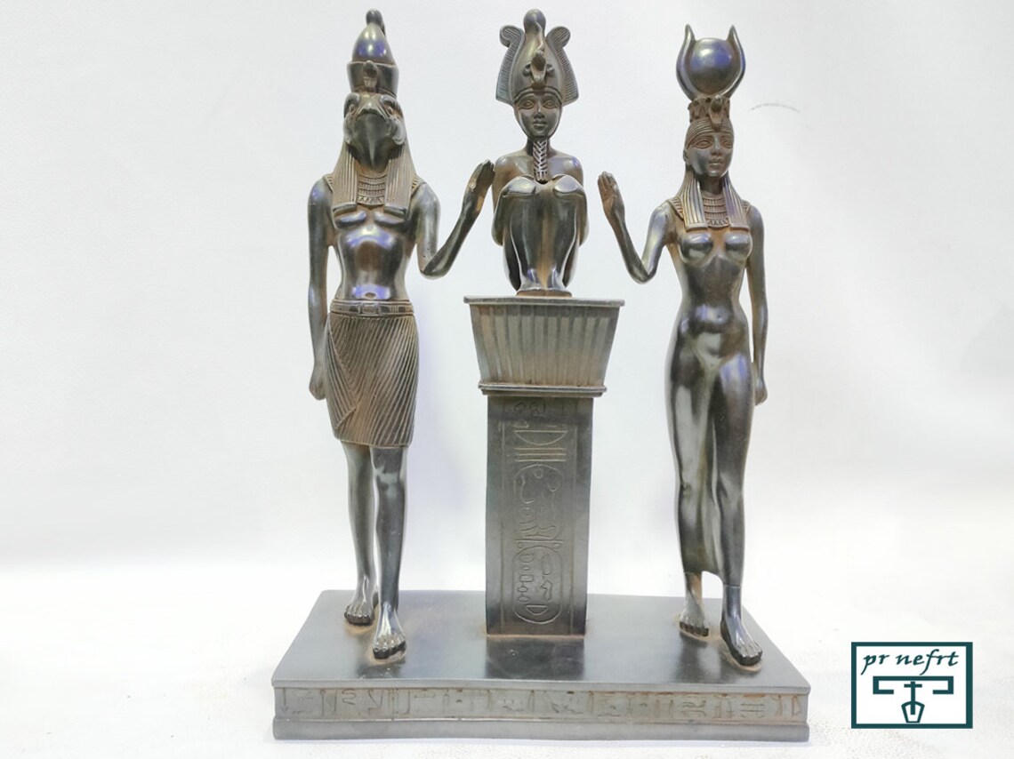 Holy Trinity. the Legend of Isis, Osiris and Horus. A Similar Statue ...