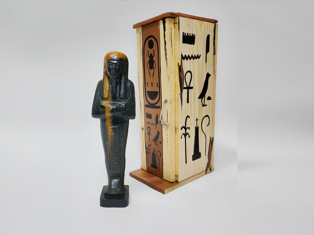 Tutankhamun Box. Ancient Egyptian Shabti Box. Shabti Box. Shabti ...