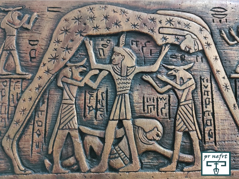 Egyptian Goddess Nut. Goddess of the Sky and Stars. Wall - Etsy