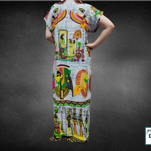 Egyptian Dress. Egyptian Queen Dress. Isis Dress. Caftan Embossed ...