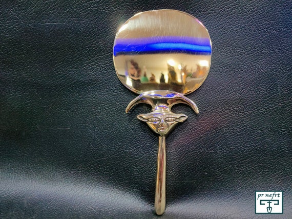 Brass Mirror of the Goddess Hathor. Hathor's Mirror. | Etsy