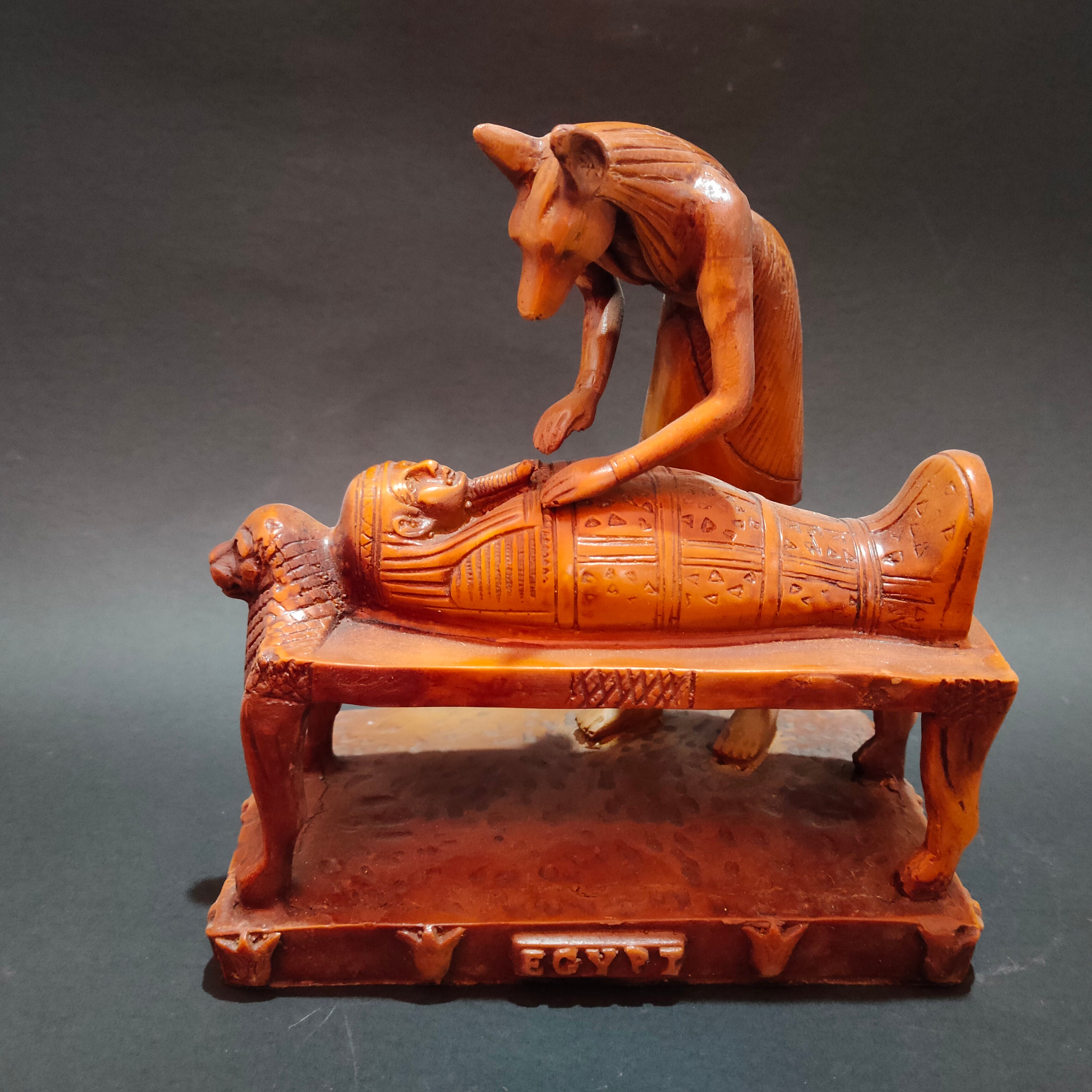 A unique model of the god Anubis the machine of embalming and | Etsy