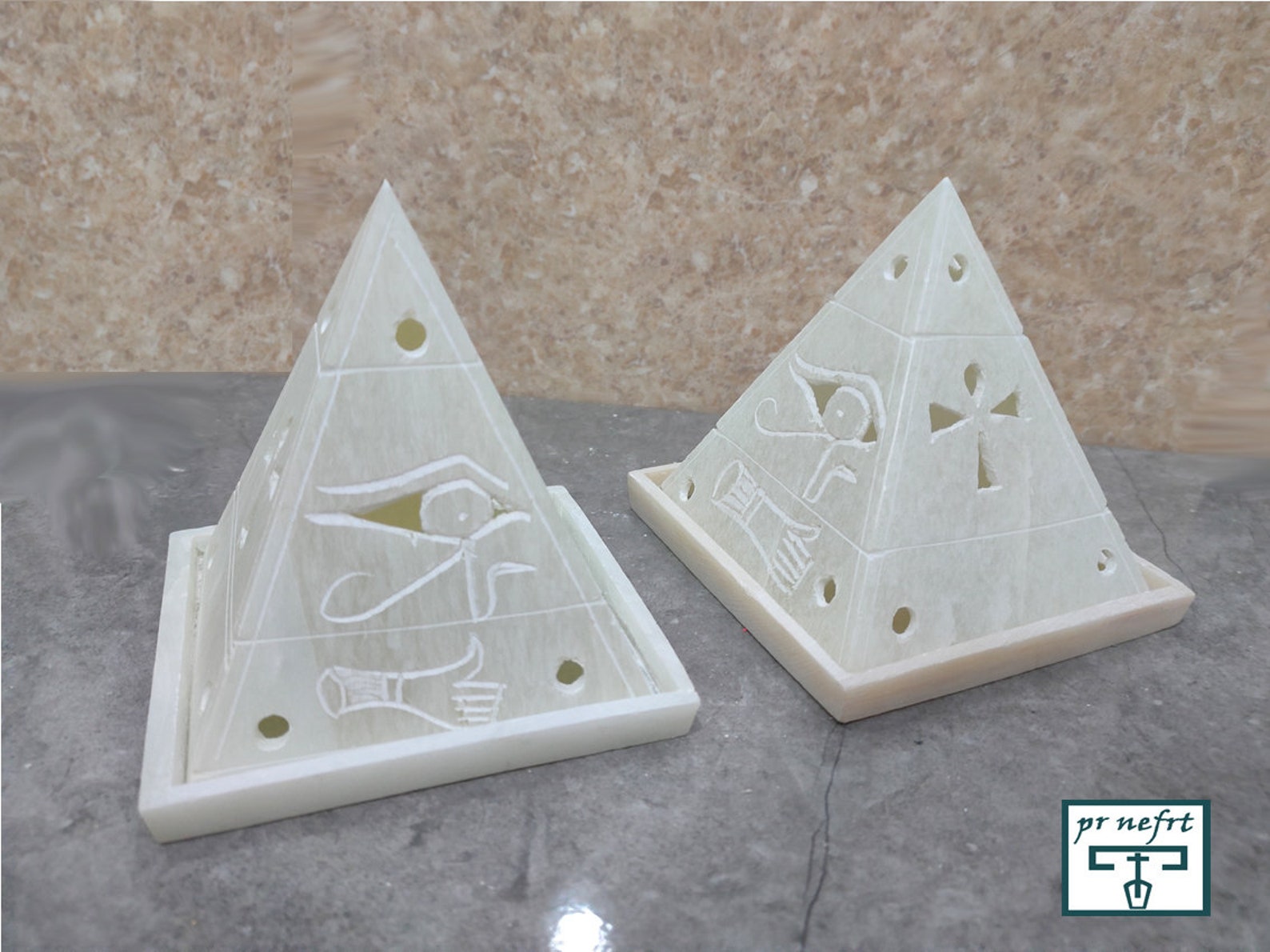 Alabaster Pyramid. Giza Pyramids . the Luminous Egyptian - Etsy