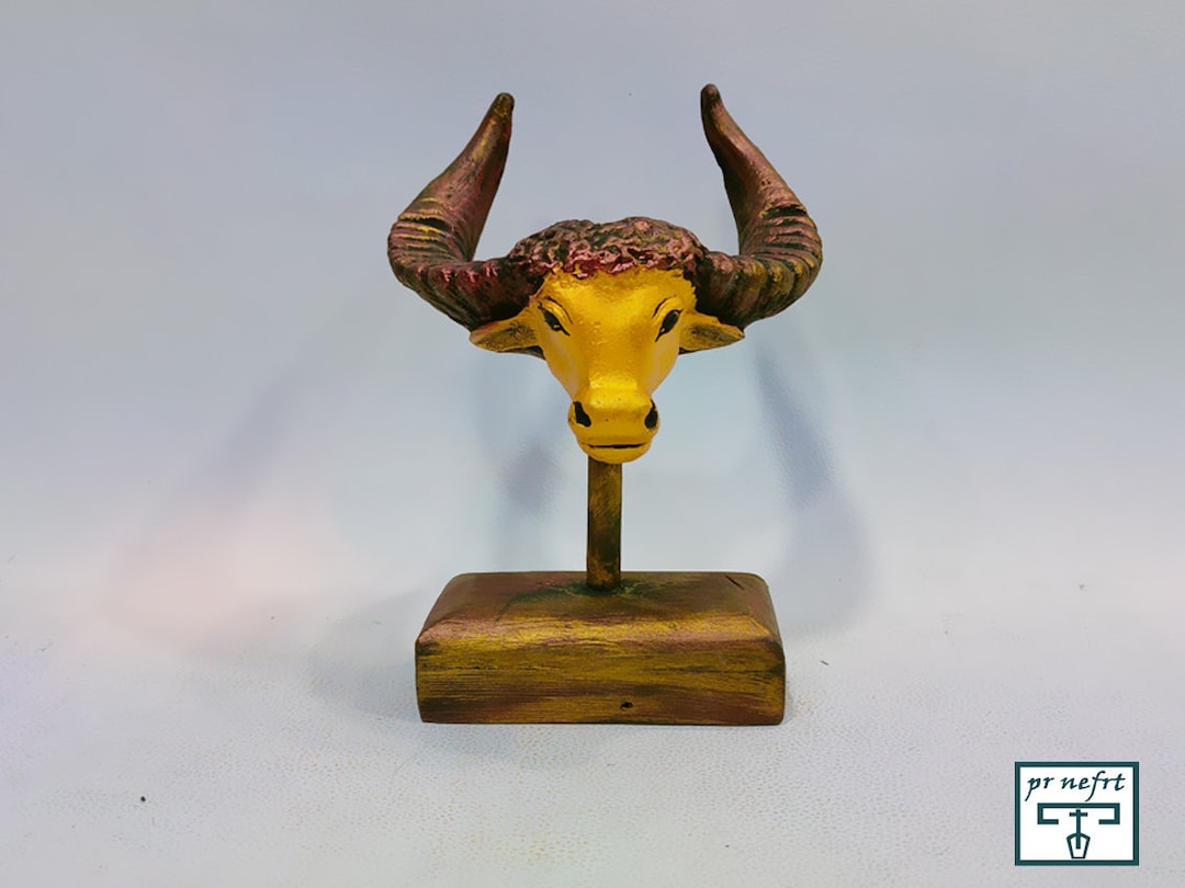 Apis Statue. the Sacred Bull Apis. A Distinctive Statue Made in Egypt ...