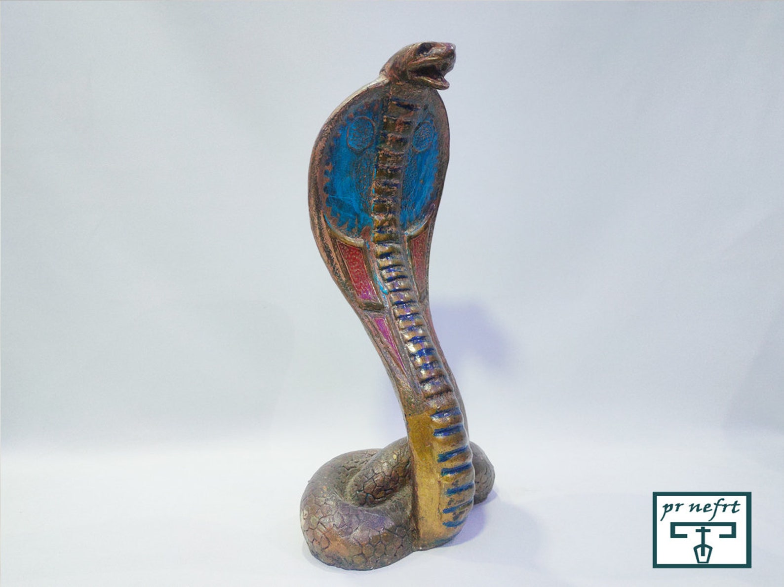 A rare statue of an Egyptian cobra. Pharaonic cobra. Great | Etsy