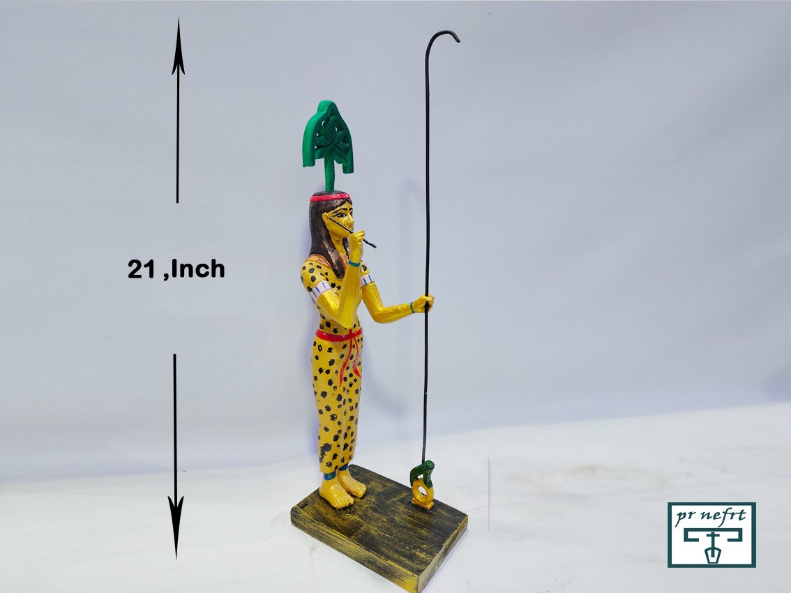 The rare statue of the goddess Seshat the goddess of wisdom | Etsy