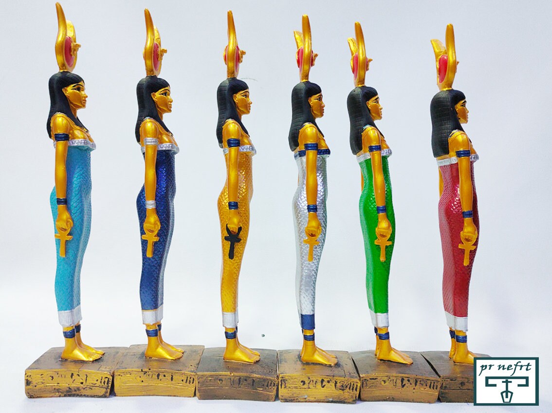 Unique Goddess Hathor Statue Available in 6 Beautiful Colors - Etsy