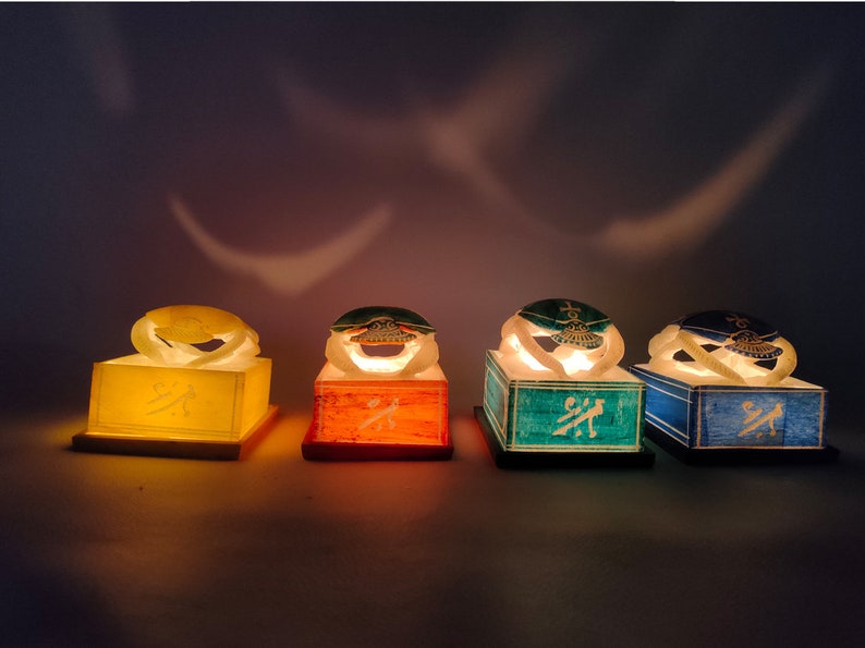 Egyptian Scarab. Alabaster Scarab. Candle Holder. Scarab - Etsy