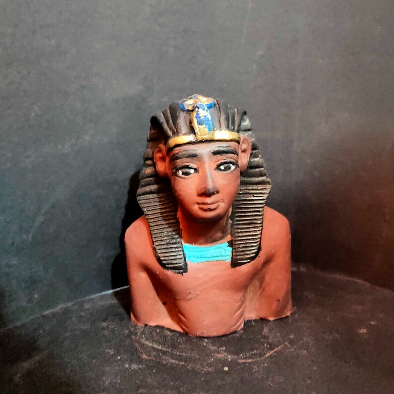 A Bust of the Ancient Egyptian Pharaoh Handcrafted in Egypt - Etsy