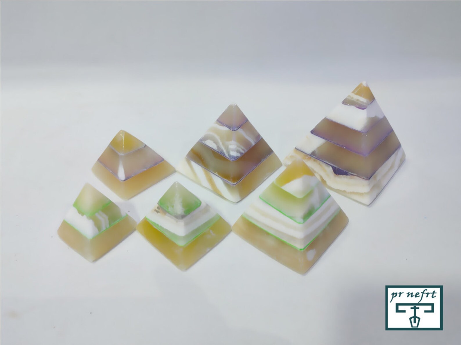 Giza Pyramids . the Magnificent Alabaster Pyramids 3 Pieces | Etsy