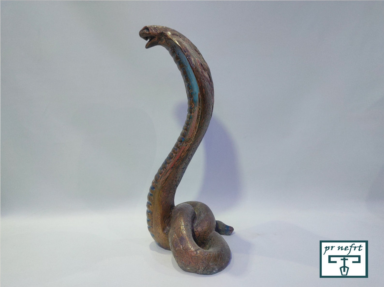 A Rare Statue of an Egyptian Cobra. Pharaonic Cobra. Great Protection ...