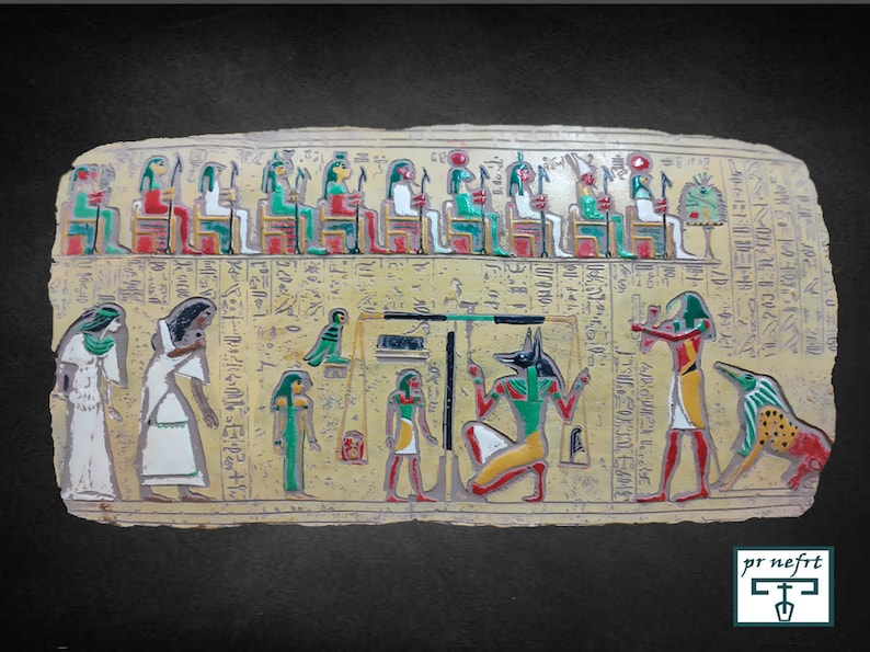 Papyrus hunefer of the Pharaonic Book of the Dead and the - Etsy