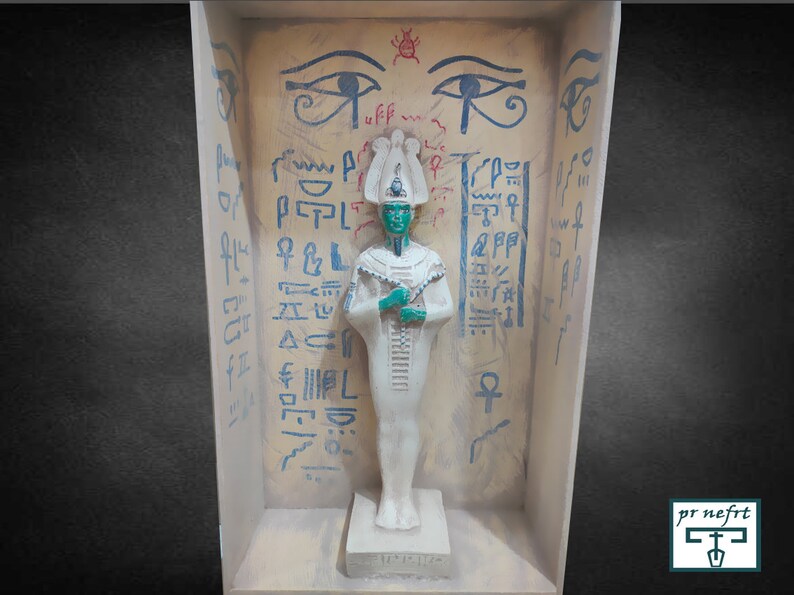 The God Osiris. Altar of Osiris. the Machine of Resurrection and ...