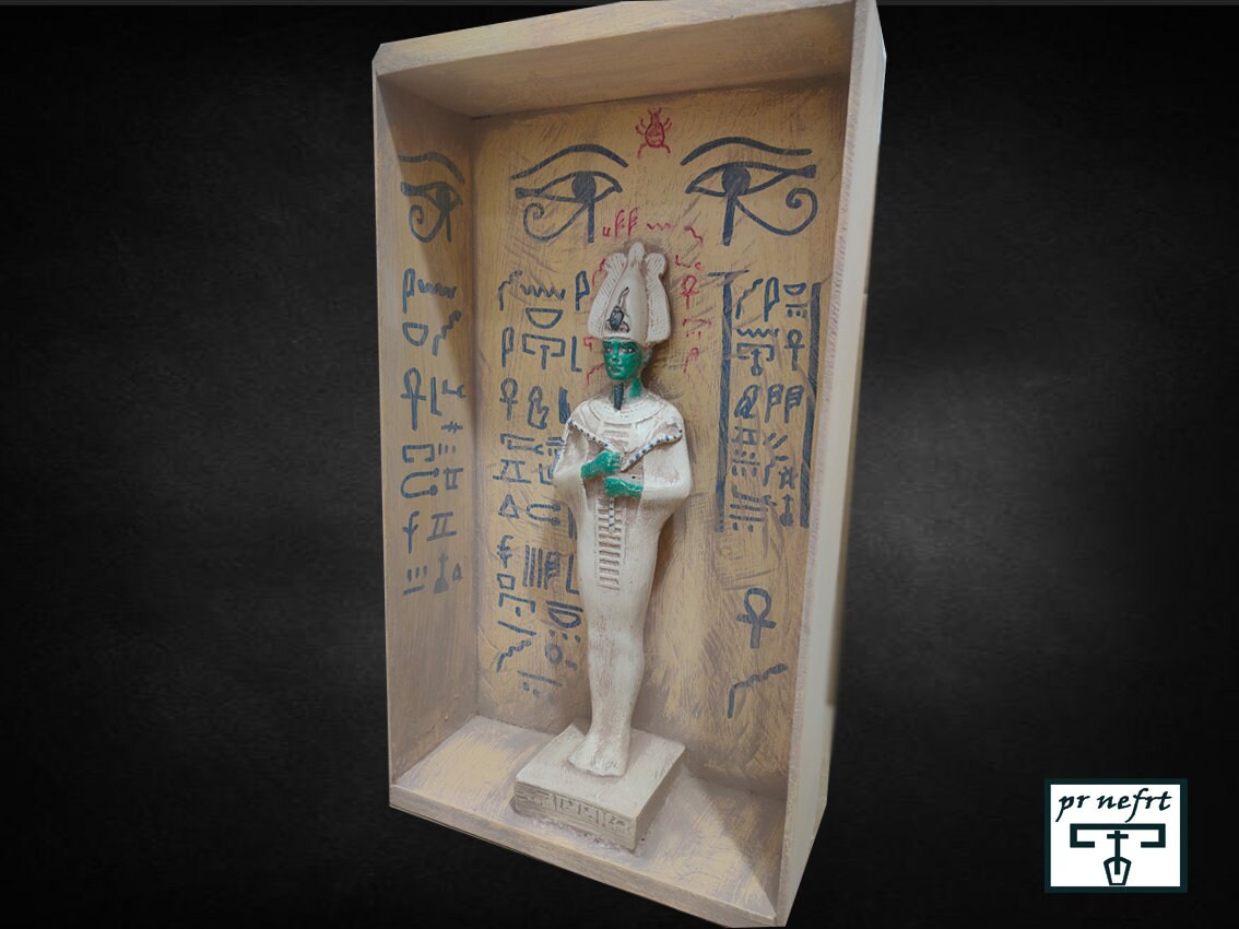 The God Osiris. Altar of Osiris. the Machine of Resurrection and ...