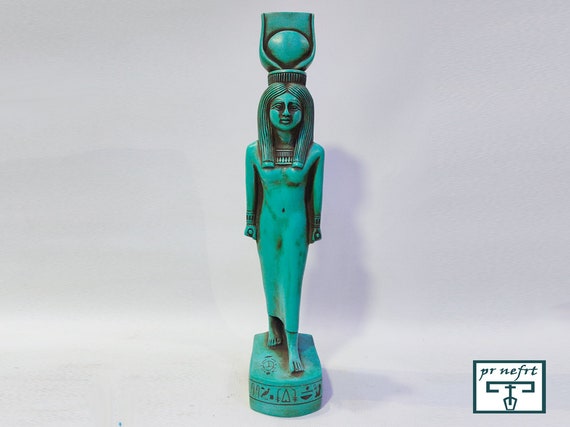 is active Unique statue of the goddess Hathor Made in Egypt available ...
