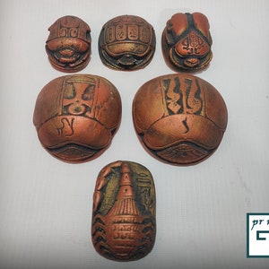 Scarab - Ladybug Amulet - Scorpion Amulet - Egyptian Scarab - Pharaonic ...