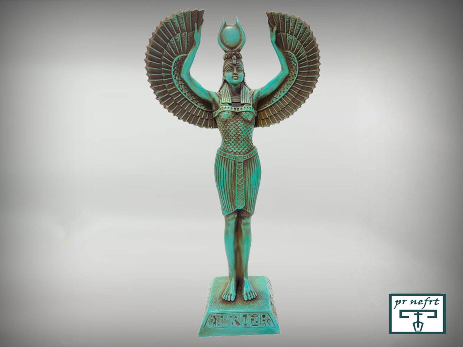 The Winged Goddess Isis Statue A Powerful Statue of Isis is - Etsy