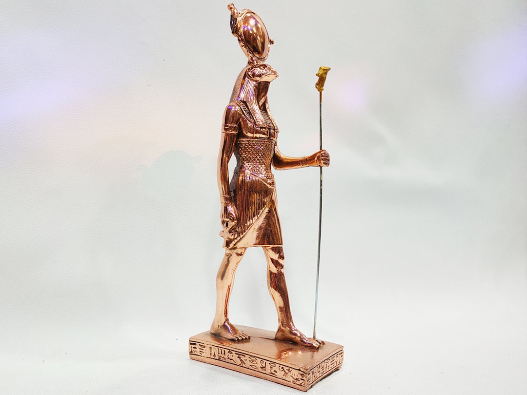 Rare Copper Statue of the God Ra. the God Horus. . Handmade in Egypt - Etsy