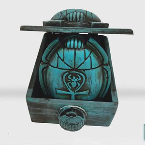 Scarab Altar Box Egypt Decor Box Scarab Beetle Box Egypt Mythology ...