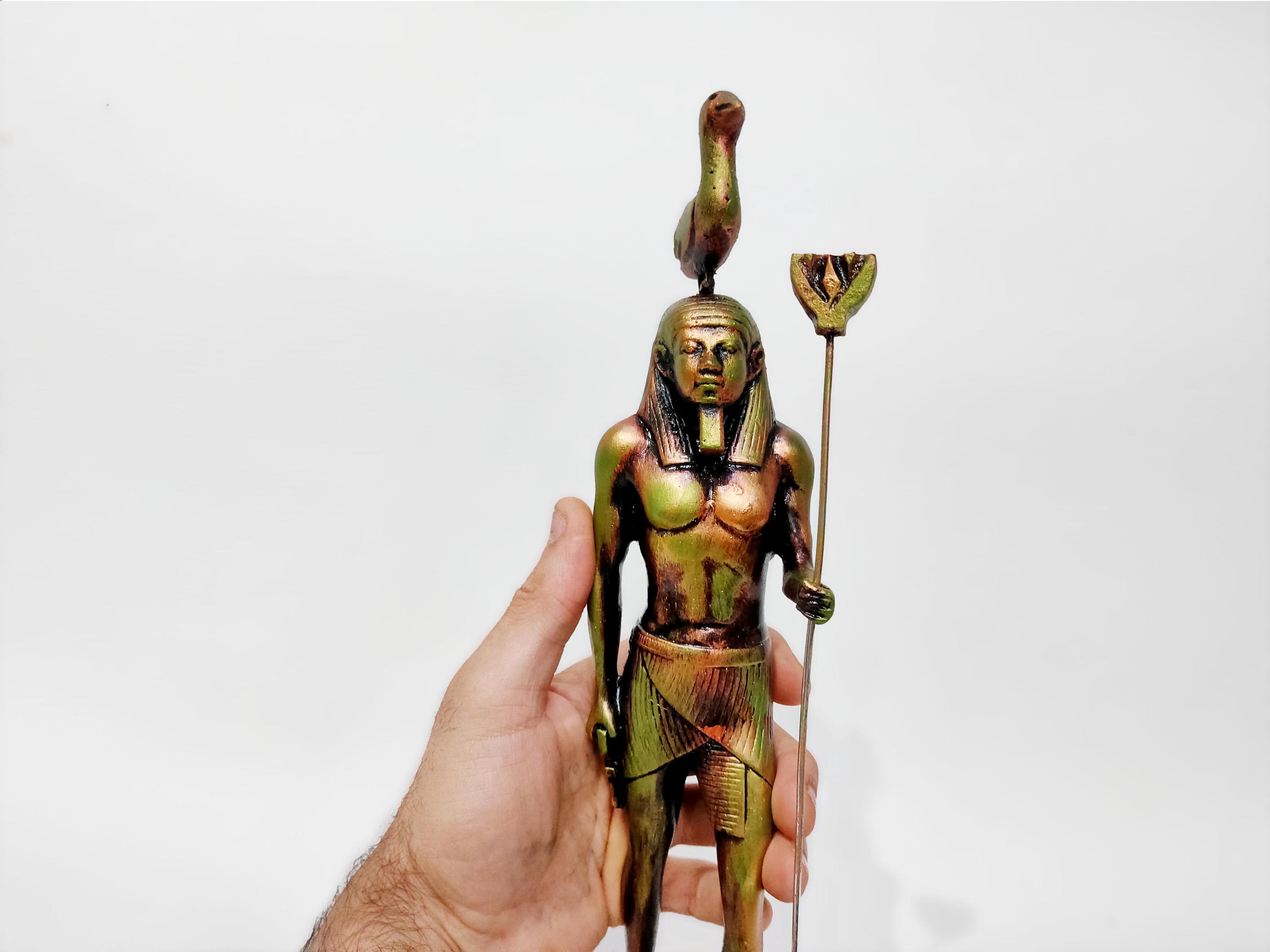 Egyptian God Geb Statue: Ancient Egypt Decor (13.5 Inches) - Etsy