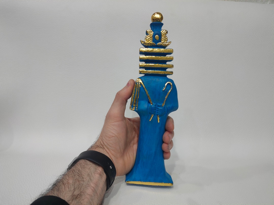 Djed. the Backbone of Osiris. Egyptian Amulet Representing Osiris in ...