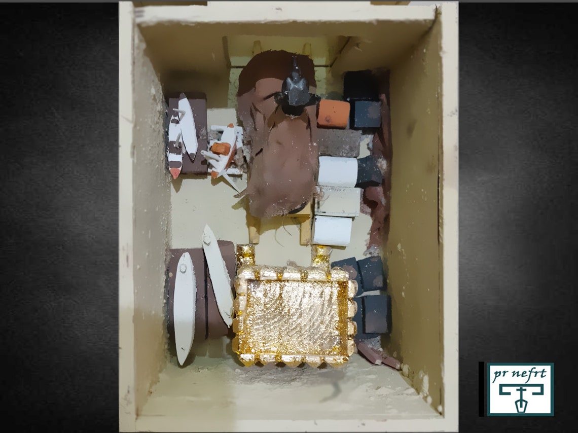 Tomb of King Tutankhamun. A Very Rare Model of the Tomb of the - Etsy