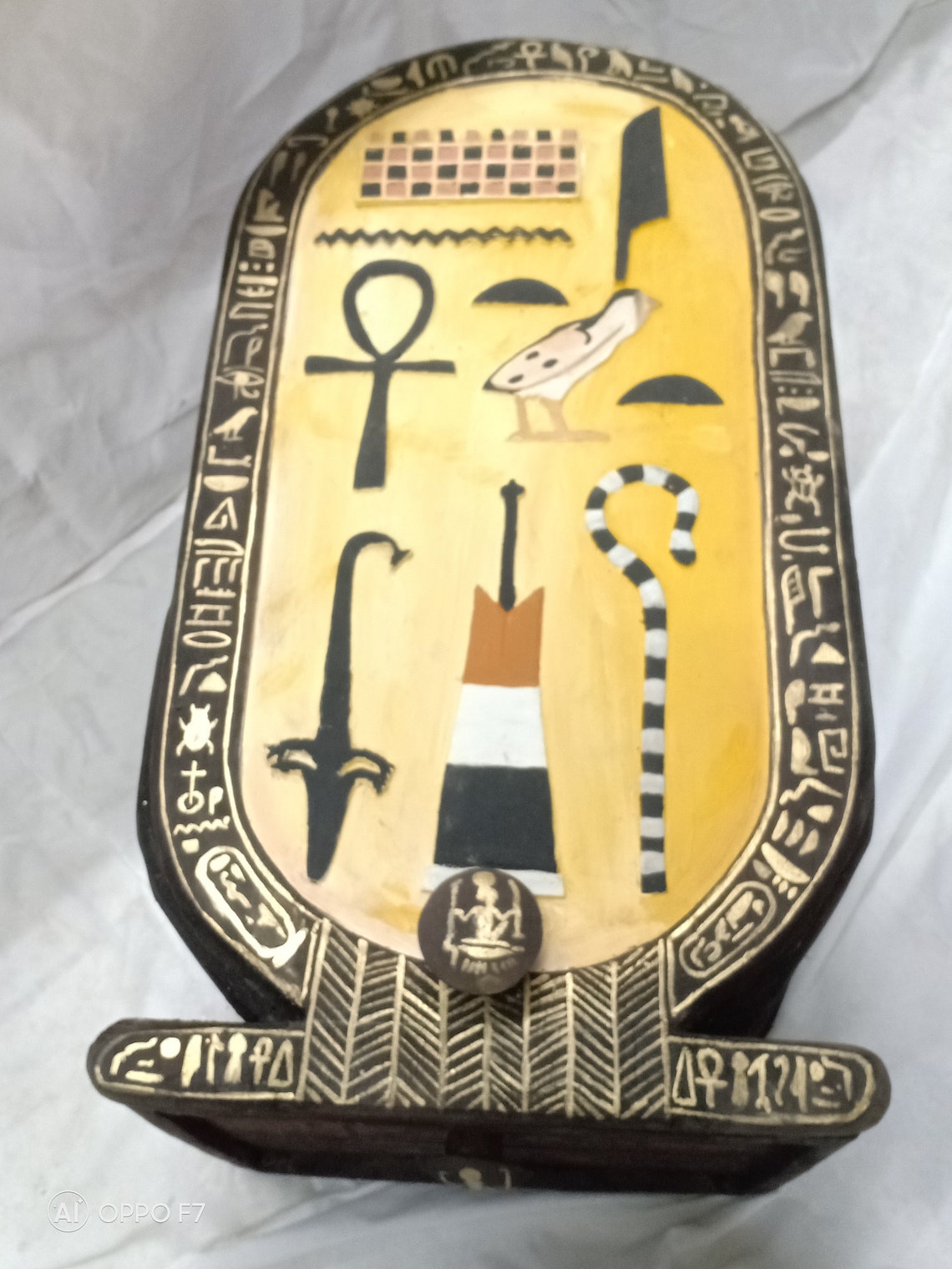 Cartouche Box: King Tutankhamun's Golden Chest a Similar - Etsy