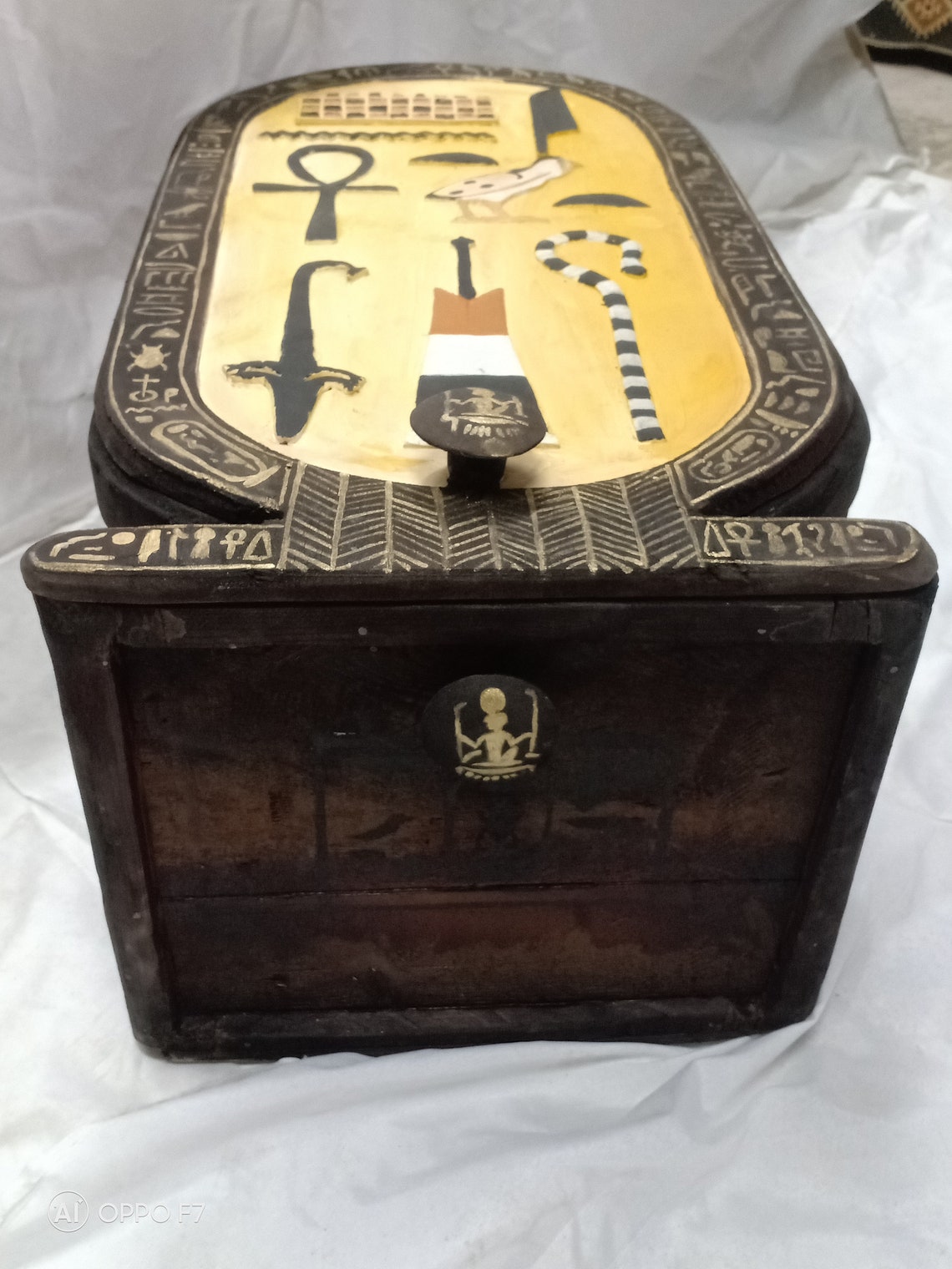 Cartouche Box: King Tutankhamun's Golden Chest, a Similar Museum Copy ...