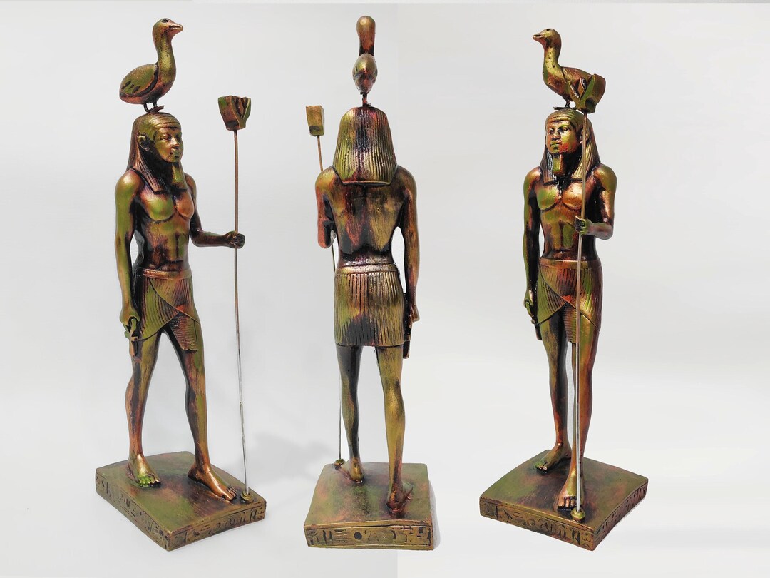 Egyptian God Geb Statue: Ancient Egypt Decor (13.5 Inches) - Etsy