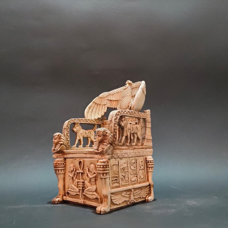 Unique Model Pharaonic Throne Chair Handcrafted in Egypt - Etsy