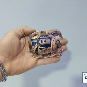 Egyptian Scarab, Pharaonic Scarab. Scarab of Glazed Metal. Available in ...