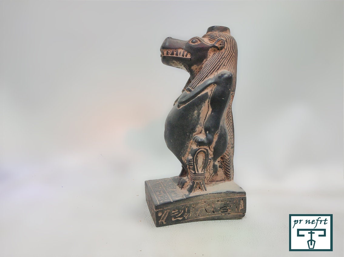 Statue the Goddess Taweret. Goddess of Childbirth and - Etsy