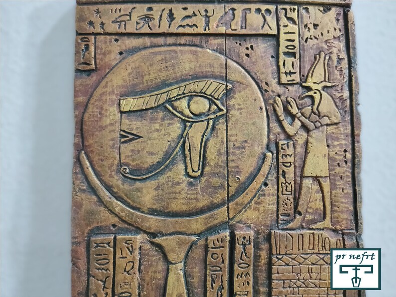 Carving Board. Eye of Horus, Temple of Dendera, a Similar Version. Eye ...