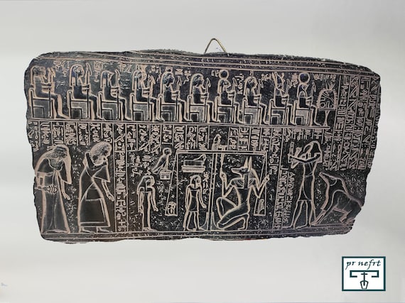 Papyrus hunefer of the Pharaonic Book of the Dead and the | Etsy