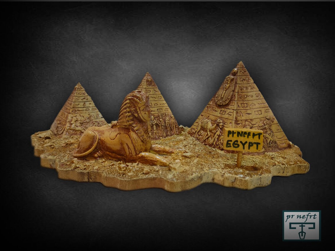 A Special Piece of the Pyramids and the Sphinx in Giza - Etsy