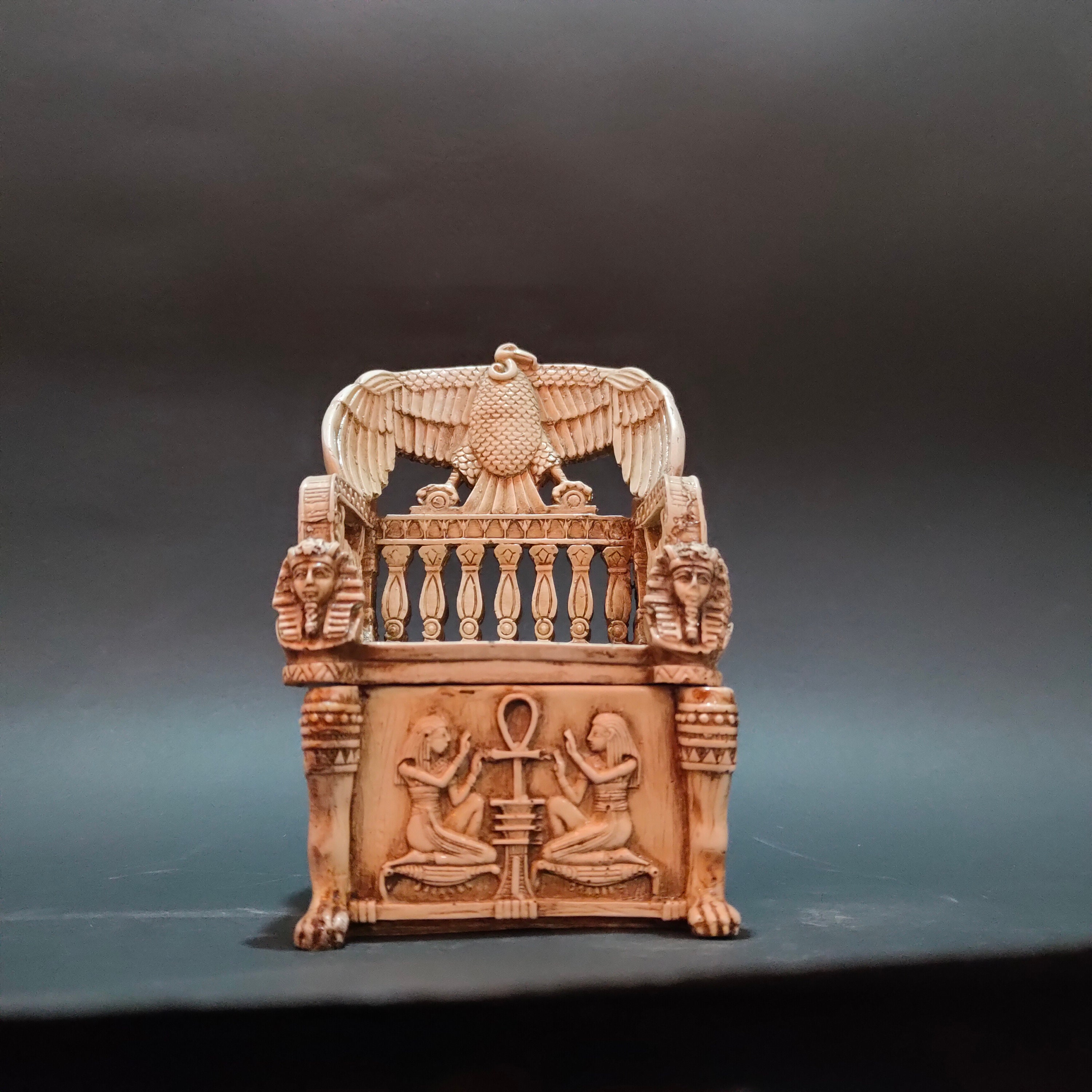 Unique Model Pharaonic Throne Chair Handcrafted in Egypt - Etsy