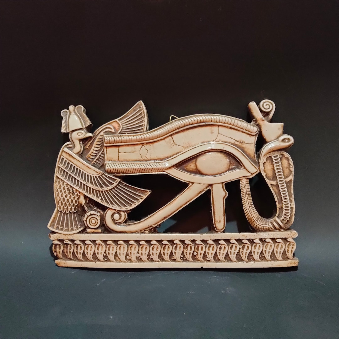 Unique Eye of Horus Wall Plaque - Wadjet Eye Wall Plaque - Egyptian ...