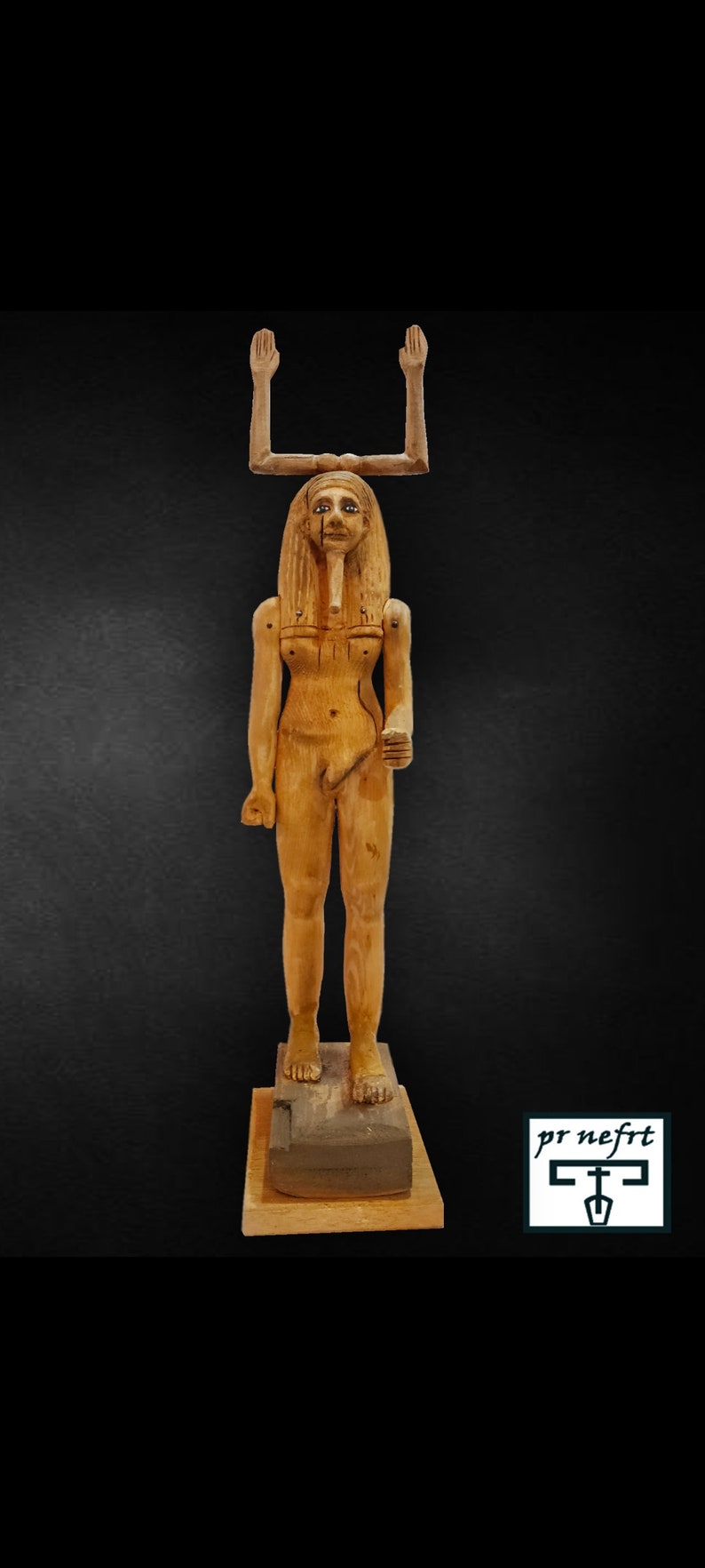 Heka Statue. Ka Statue. King Hoor.rare Wooden Statue. A - Etsy