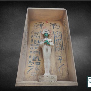 The God Osiris. Altar of Osiris. the Machine of Resurrection and ...