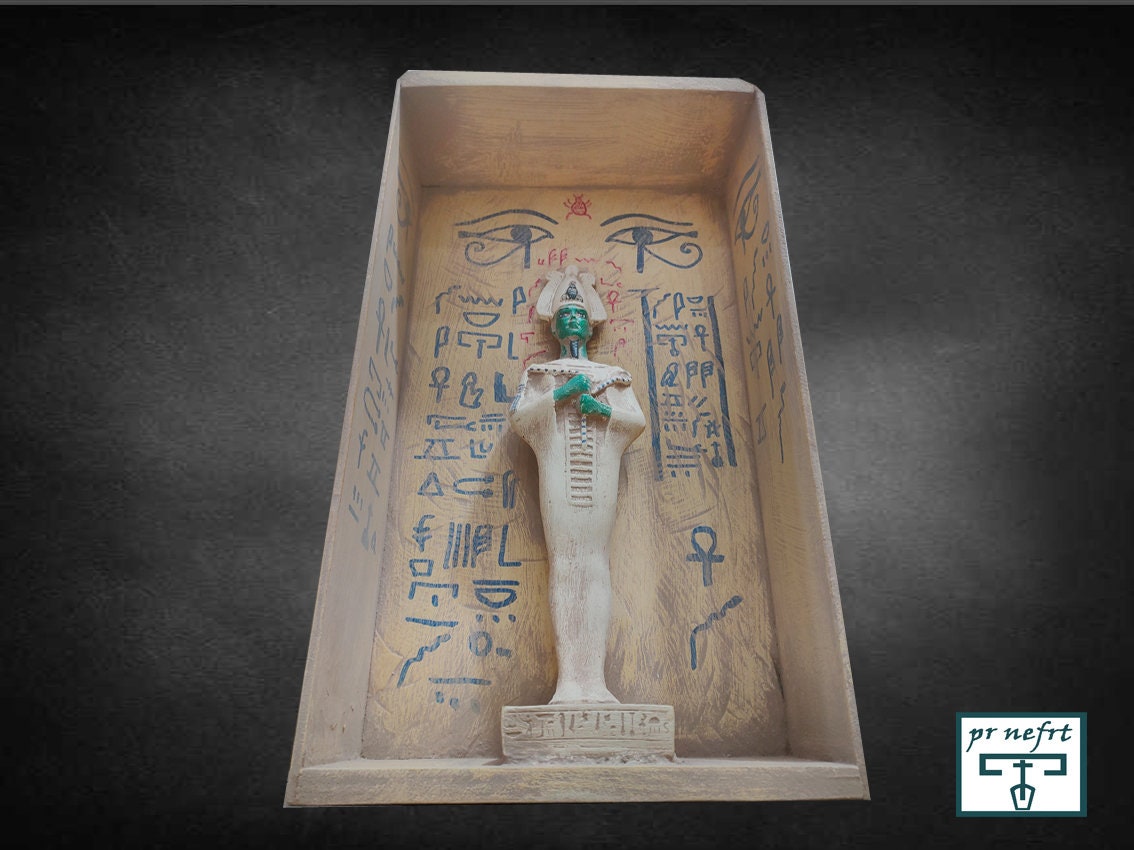 The God Osiris. Altar of Osiris. the Machine of Resurrection and ...