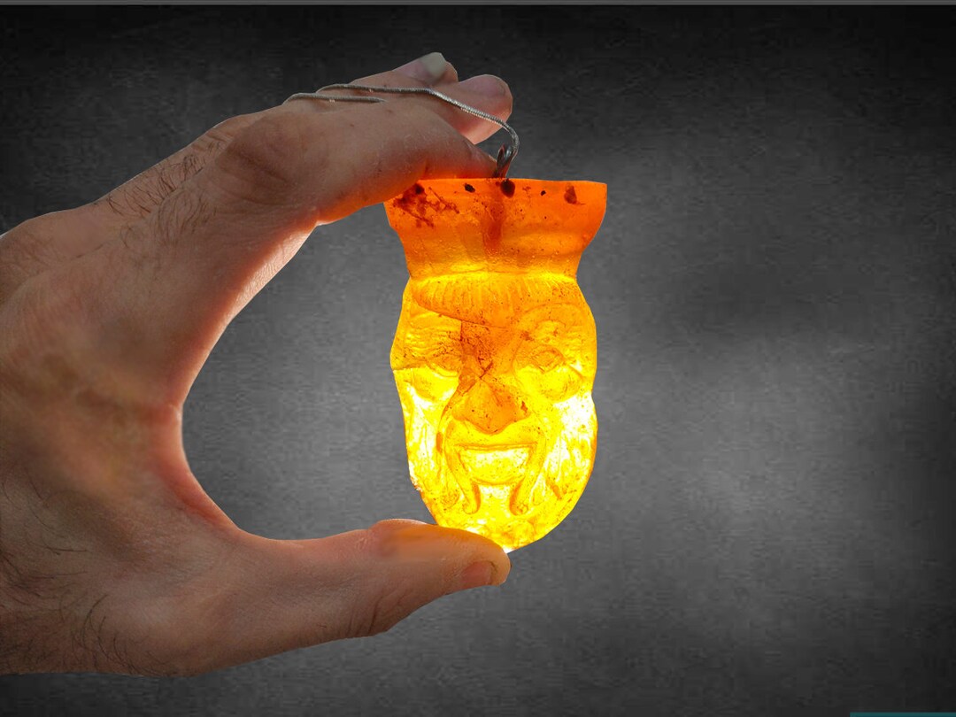 Bes -great Necklace of God Bes. Strong Old Necklace Made in Egypt - Etsy