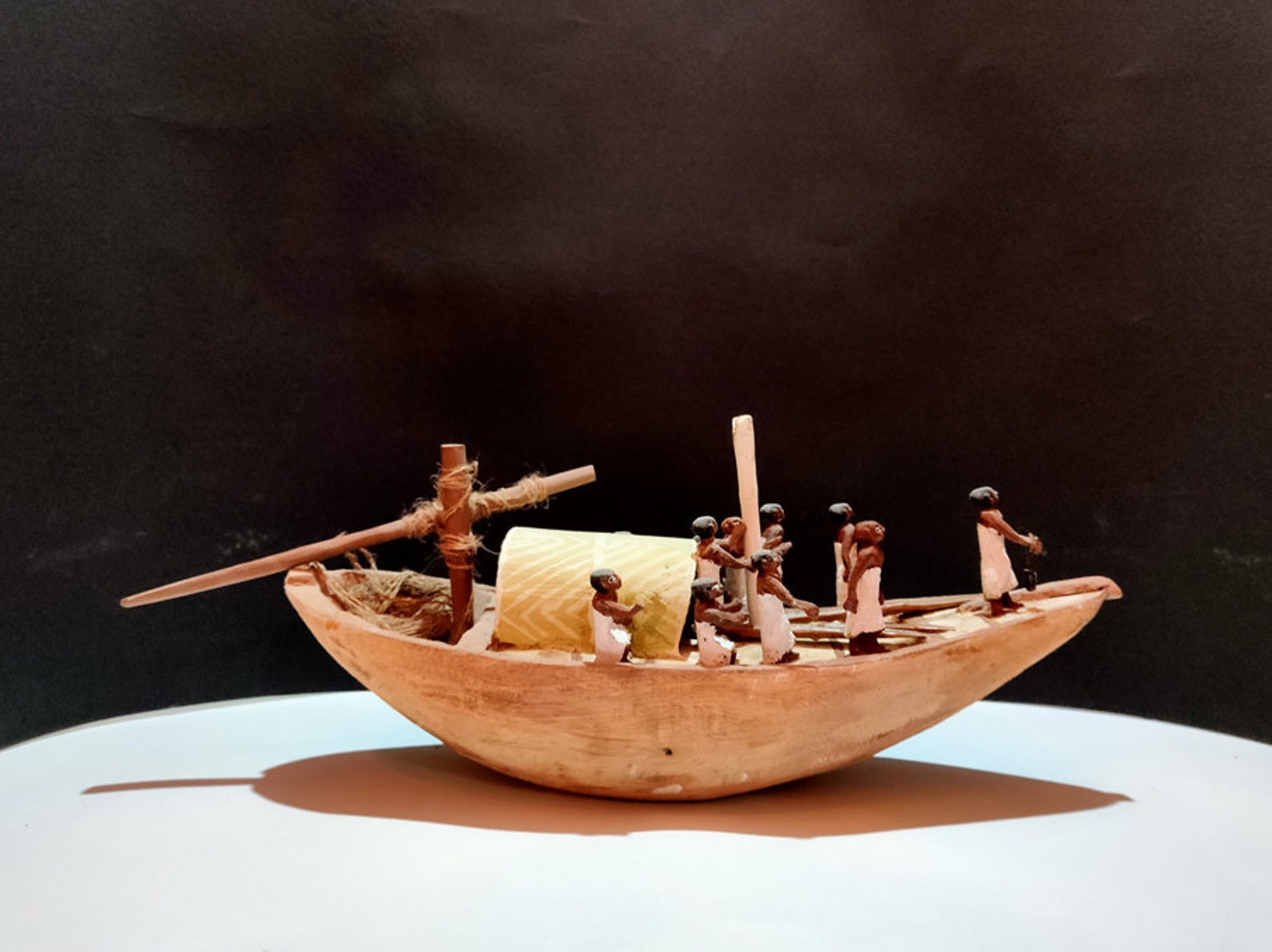 Ancient Egyptian Wooden Boat Model (reproduction) (made in Egypt) - Etsy