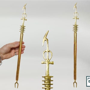 Scepter of the God Ptah. Rare Sceptre. Was Scepter. Ankh's Sceptre ...