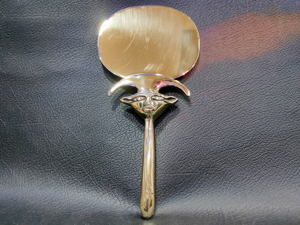 Brass Mirror of the Goddess Hathor. Hathor's Mirror. Copper Hathor .10 ...