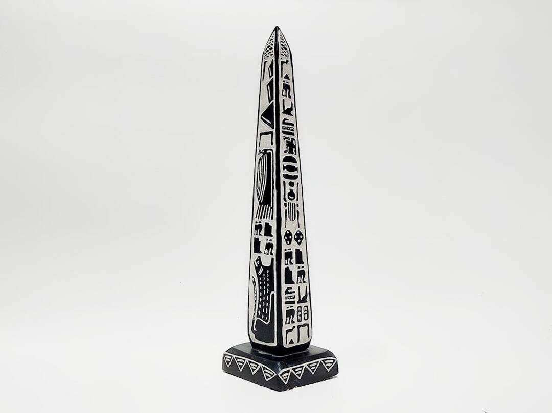 Egyptian Obelisk for Altar: Pharaonic Decor, Made in Egypt (10.8 Inches ...